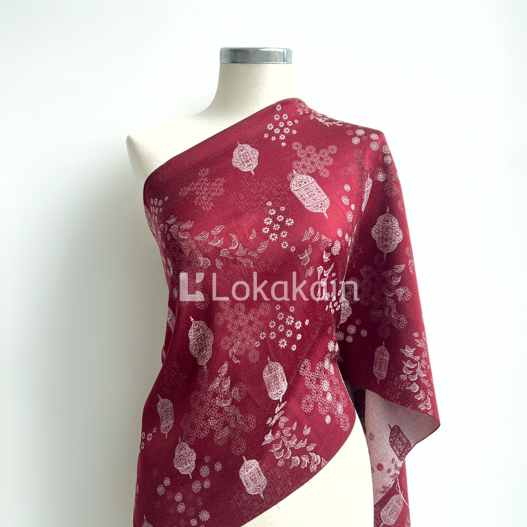 Jual Kain Rayon Jacquard Premium / Kain Rayon Jacquard Bahan Baju Koko ...