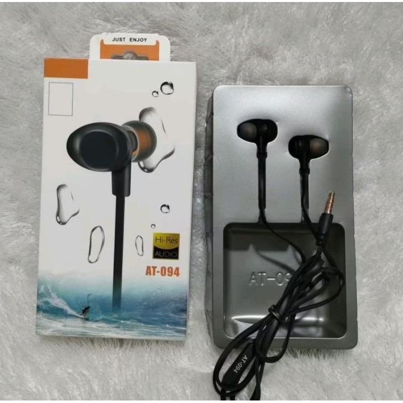 Jual Hf Headset Earphone JBL AT-104 AT-094 AT-067 Premium Bass With mic ...