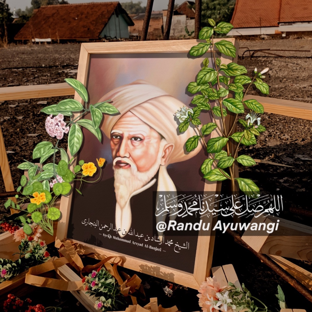 Jual Lukisan Digital Syekh Arsyad Al Banjari ( Datu Kalampayan ) diatas ...
