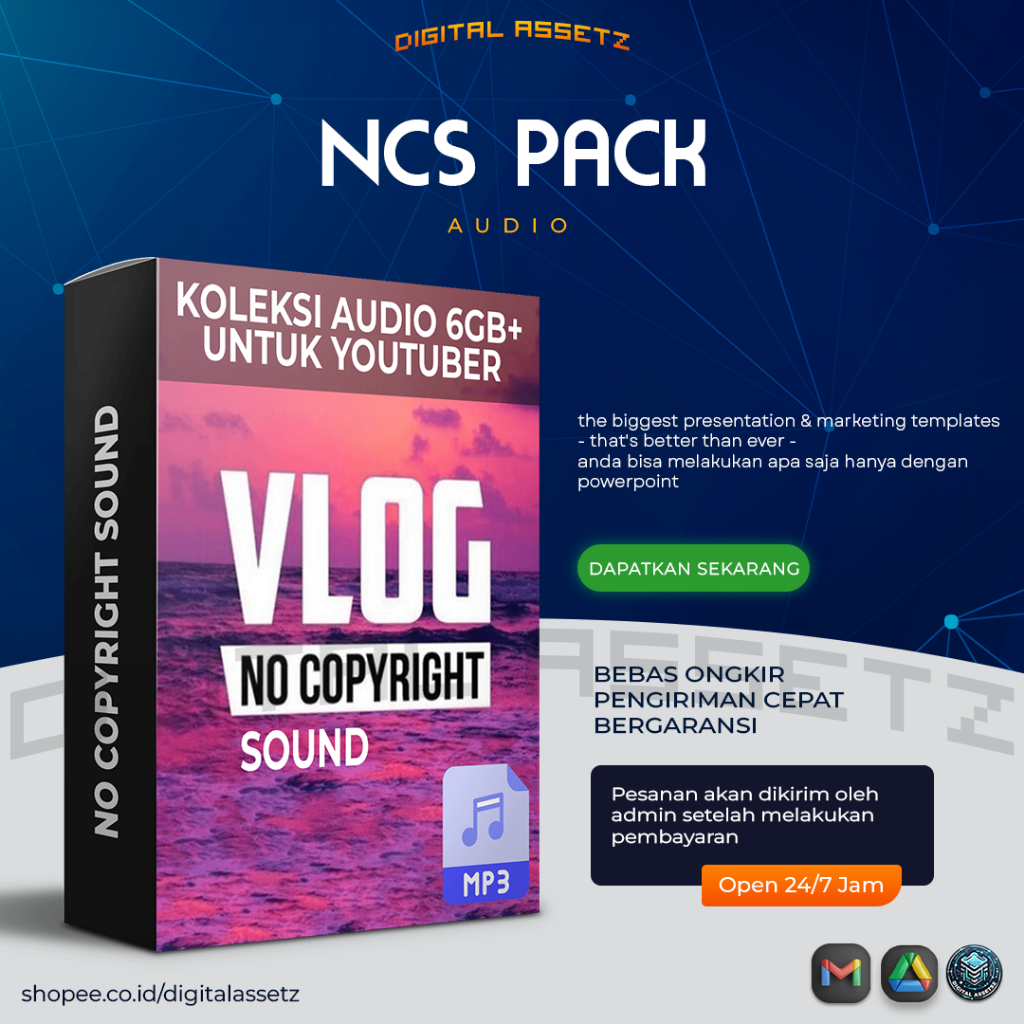 Jual [T84] 1300+ NCS Audio Youtuber Pack - Backsound Tanpa Copyright Lagu Tanpa Hak Cipta Total ...