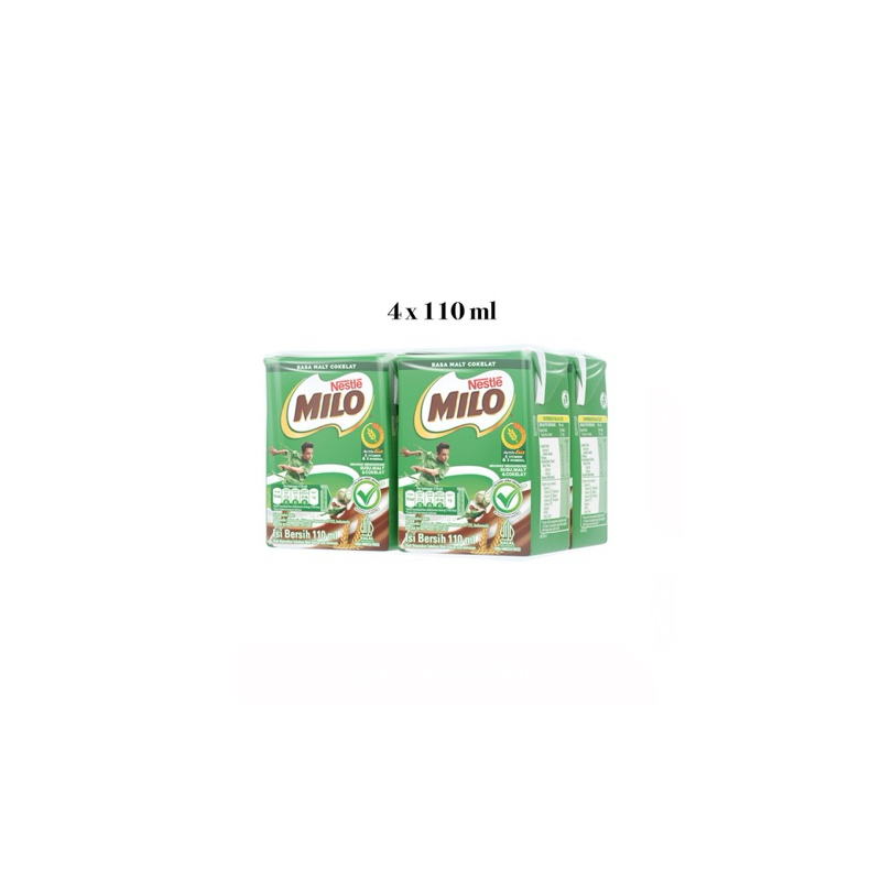 Jual Milo UHT Activ- Go Pack Kotak 4 x 110 ml | Shopee Indonesia