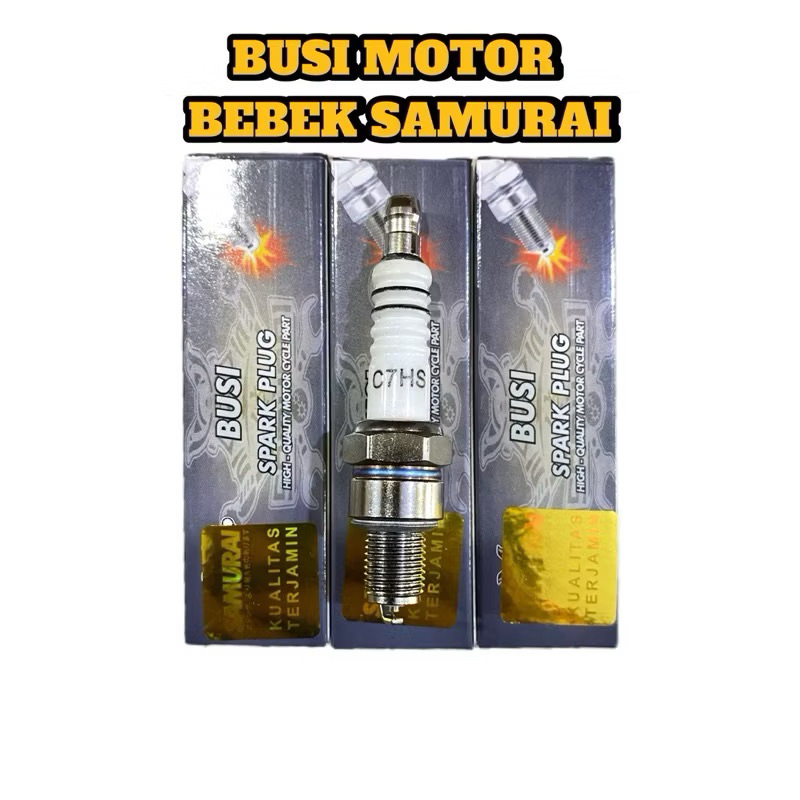 Jual BUSI SPARK PLUG BEBEK SUPRA GRAND MIO C7HSA SAMURAI | Shopee Indonesia