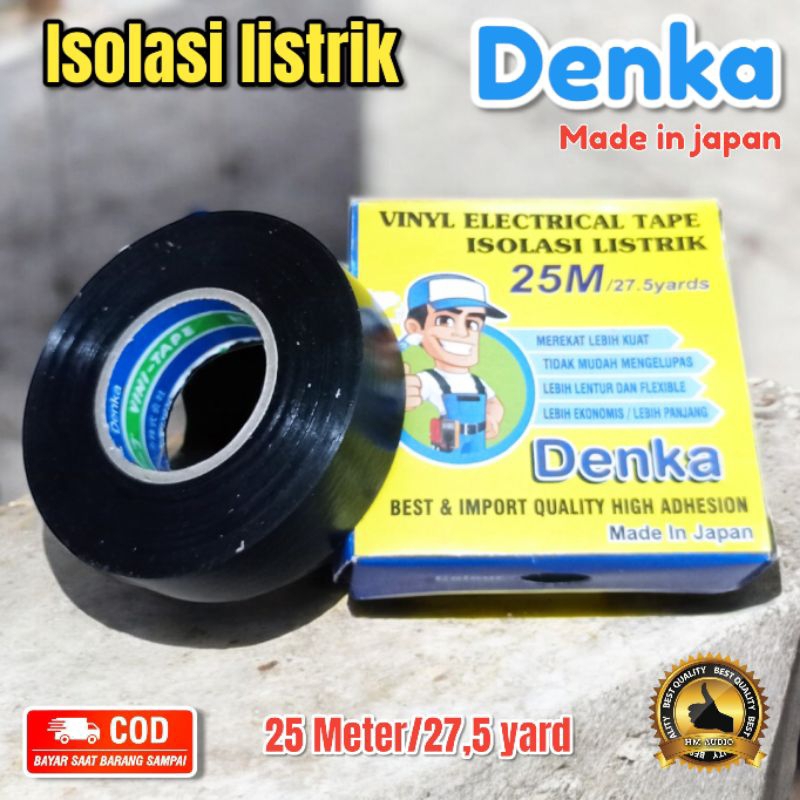 Jual Isolasi Listrik Denka 25 Meter made in Japan | Shopee Indonesia