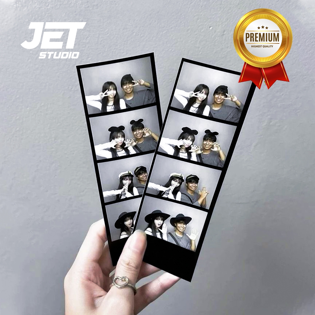 Jual cetak foto Polaroid strip isi 4 Premium / cetak foto ukuran 5,5cm ...