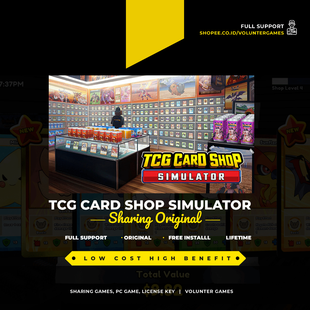 Jual TCG CARD SHOP SIMULATOR PC ORIGINAL | Shopee Indonesia