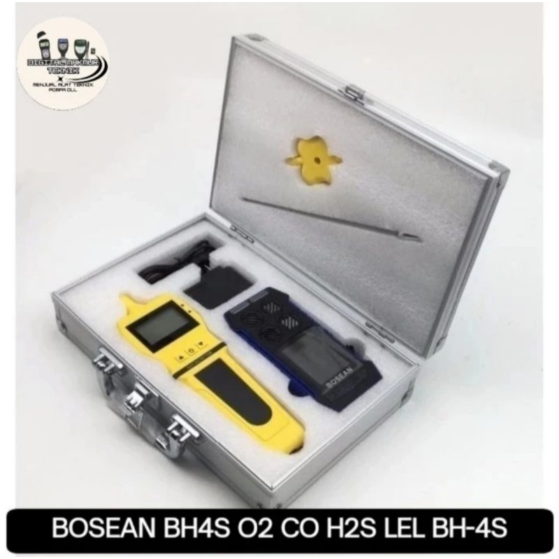 Jual Gas Detector 4 in 1 DAN Sampling Pump BOSEAN BH4S O2 CO H2S LEL BH-4S | Shopee Indonesia