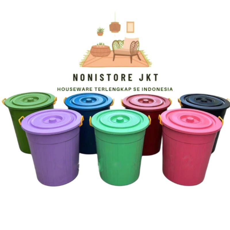 Jual Ember air Plastik + Tutup 80 Liter / Ember jumbo / Ember besar | Shopee Indonesia