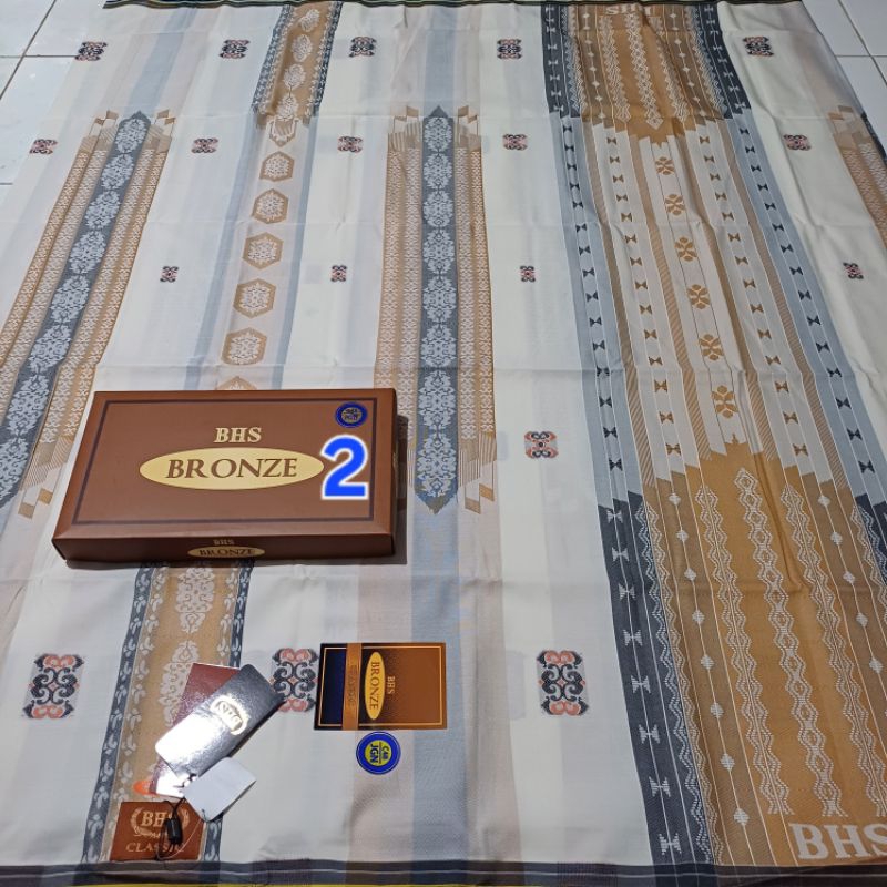 Jual Sarung BHS Classic Jacquard Bronze Original | Shopee Indonesia