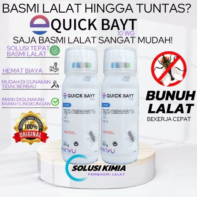 Jual QuickBayt Spray 10 WG 250 Gram Bayer Obat Pembasmi Lalat Ampuh ...