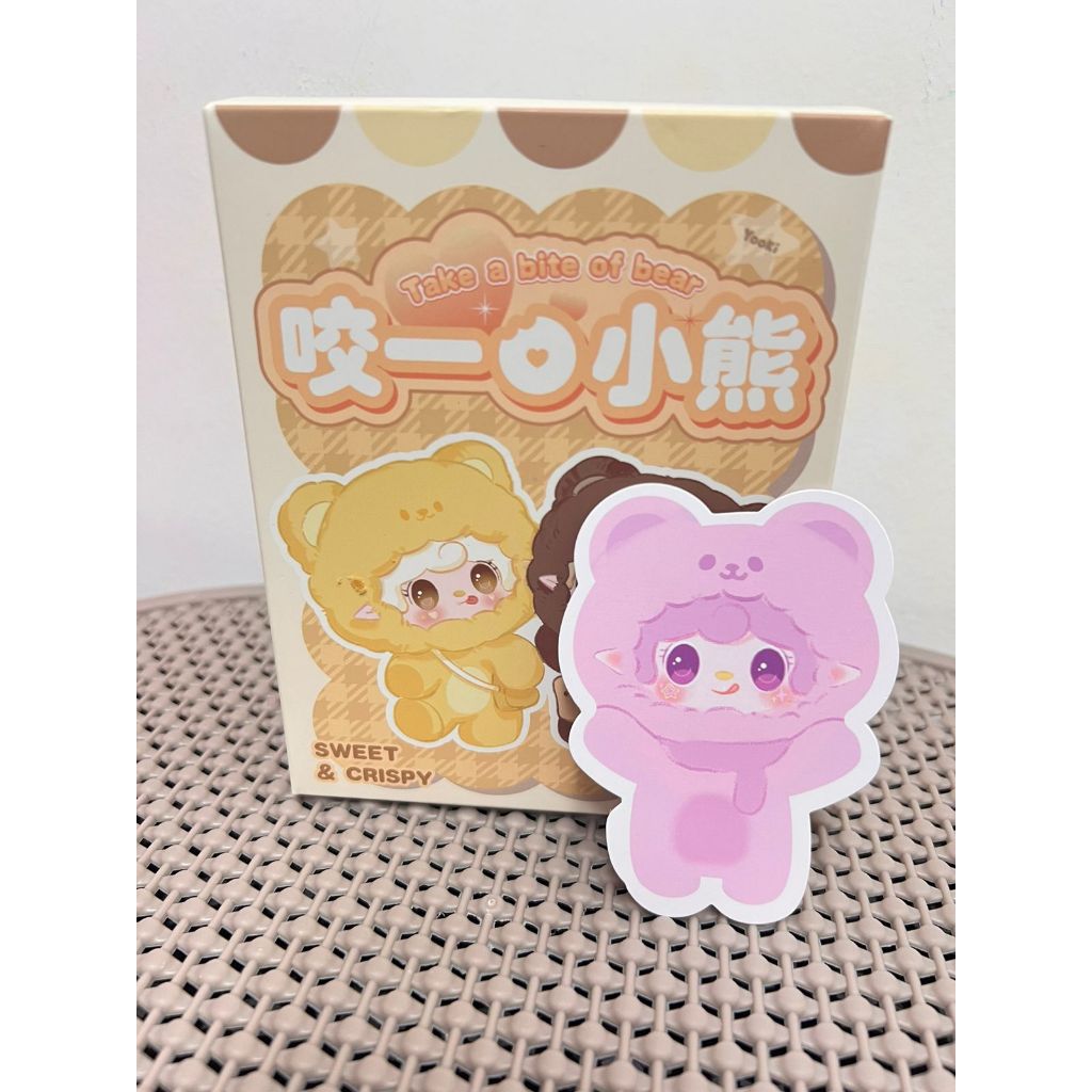 Jual SEALED READY STOCK ORIGINAL YOOKI V4 MINI TAKE A BITE OF BEAR PINK ...