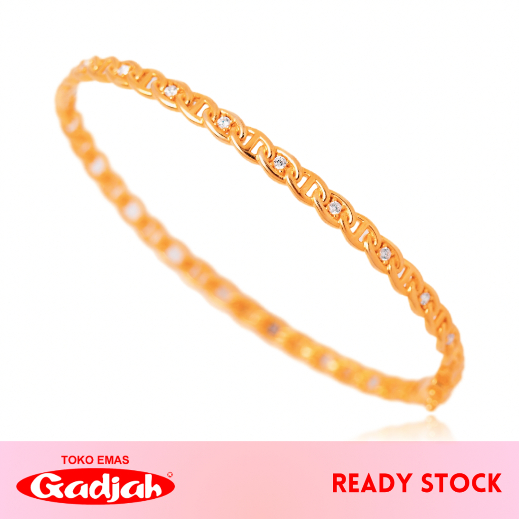 Jual Gelang Emas Oval Cap Castelli Jeda Mata - Toko Emas Gadjah ...