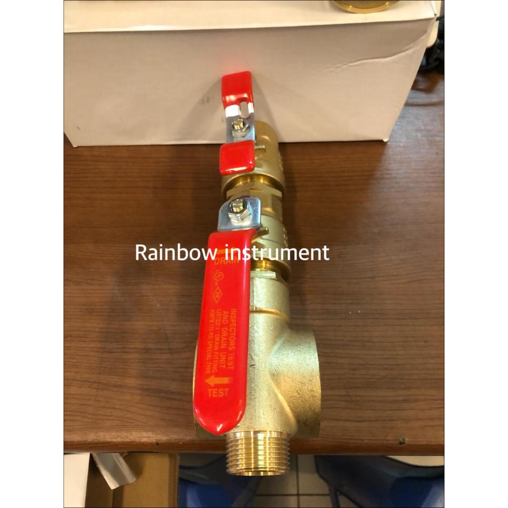 Jual Sight Glass Test Drain Valve 1" Inch Brass / Test Drain Kuningan 1 ...