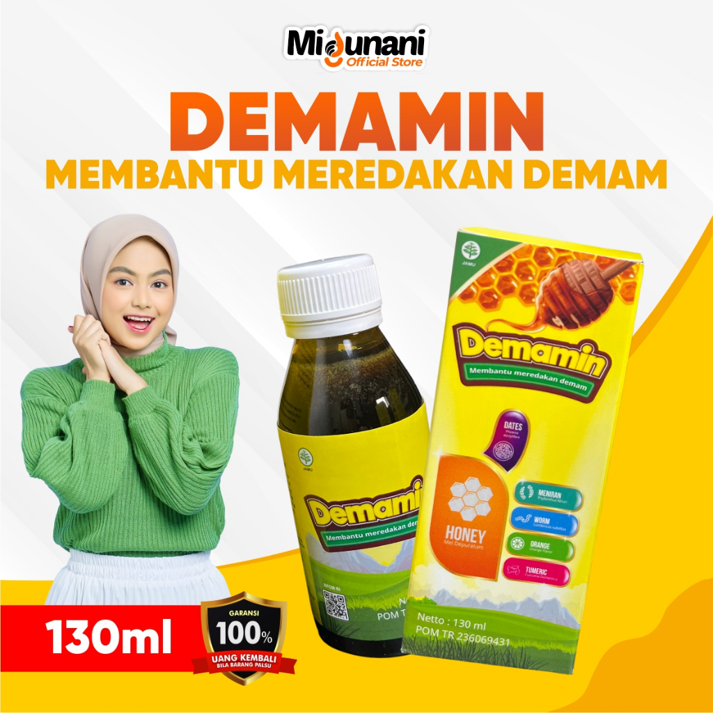 Jual Madu Demamin 130ml - Membantu Meredakan Step Kejang Demam Tinggi ...