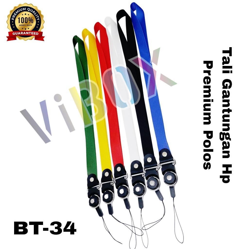 Jual (1PC) BT-34 Tali Hp Polos Gantungan Hp Panjang Warna macaron Tali ...