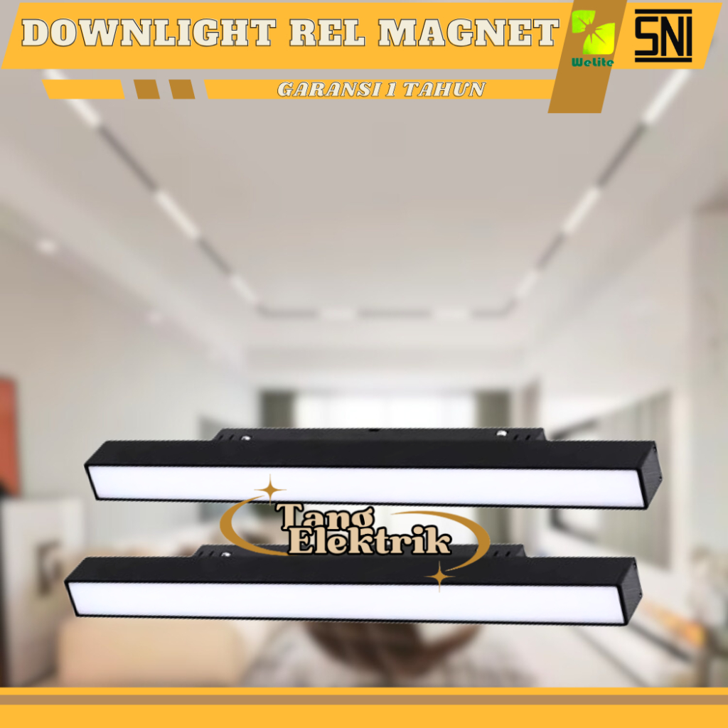 Jual Lampu Magnetic LED Flood Light Magnetic Track Light Universal ...