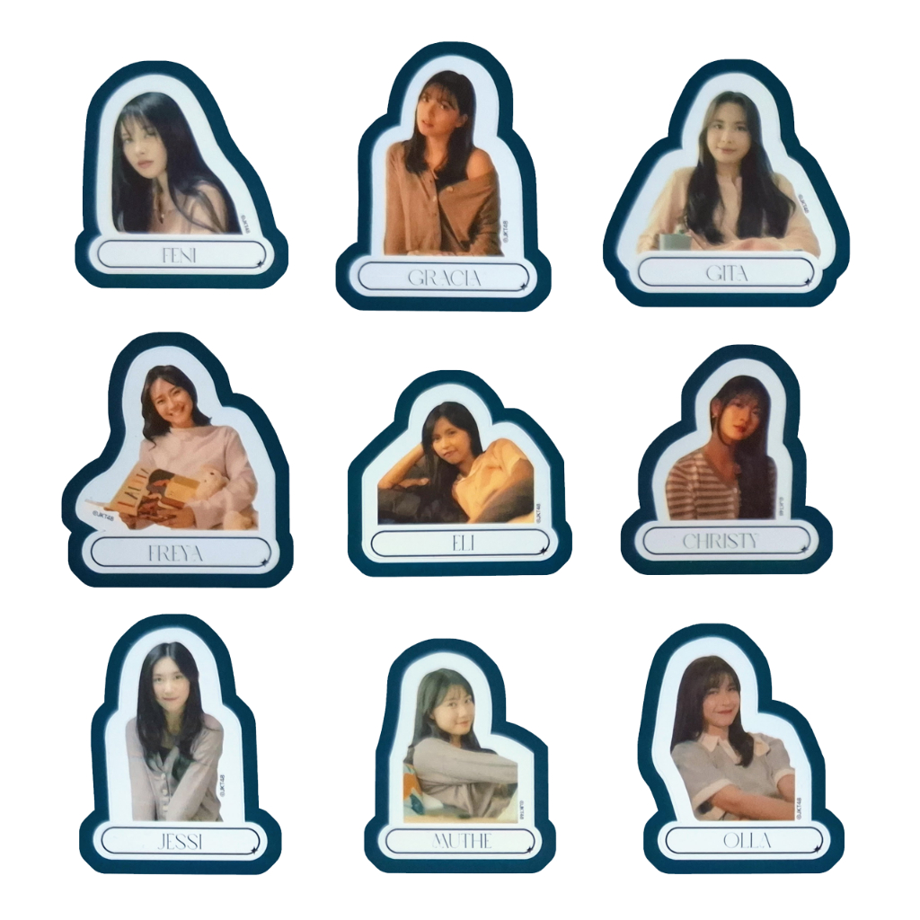 Jual Sticker JKT48 Gen 3-6-7 Kalender 2025 A Gaze Of Dream | Feni ...