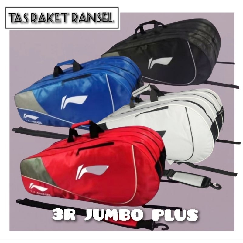 Jual TAS RANSEL RAKET LN 3R JUMBO 2 BADMINTON | Shopee Indonesia