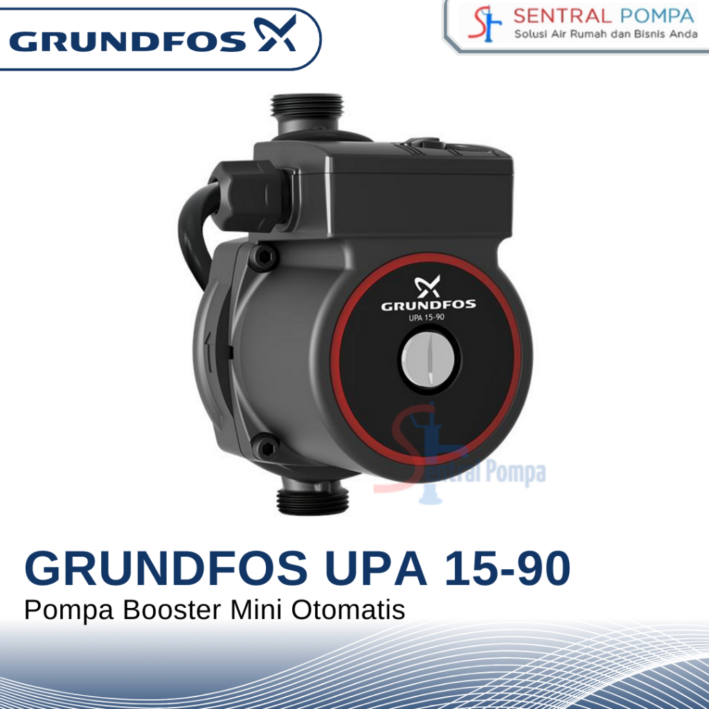 Jual Pompa Booster Grundfos UPA 15-90 Pompa Dorong Mini | Sentral Pompa | Shopee Indonesia