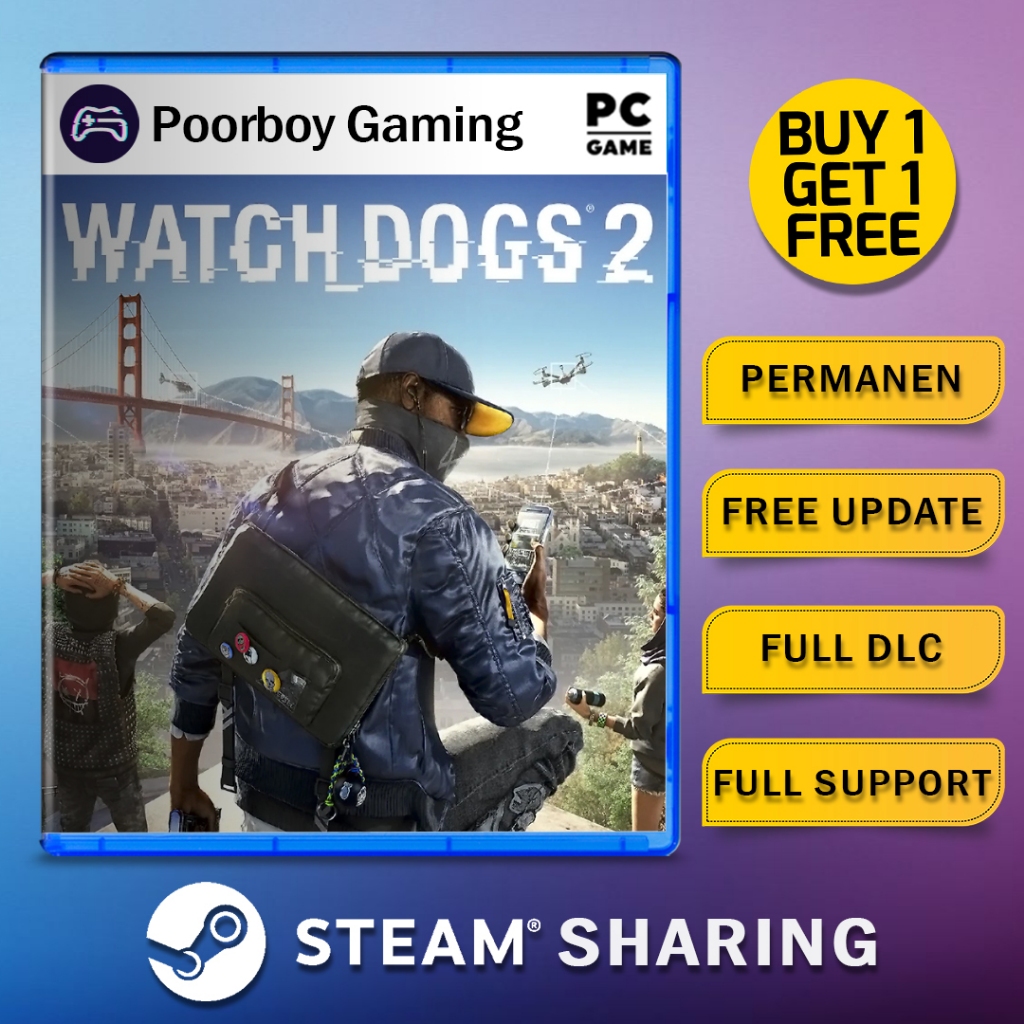 Jual WATCH DOGS 2 PC ORIGINAL | Shopee Indonesia