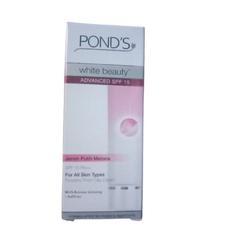 Jual Ponds White Beauty Advanced Spf 15 / (Tanpa Box) 10gr | Shopee ...