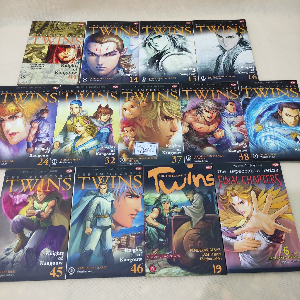 Jual (ORIGINAL) Komik The Impeccable TWINS Knight of Kangouw Volume 1-46 (Cabutan Obral) - (BACA ...