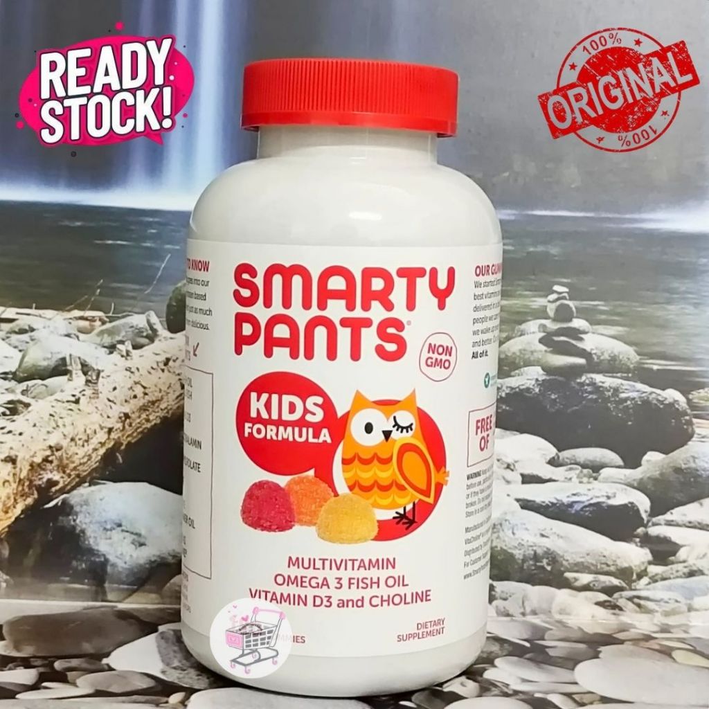 Jual (100% ORIGINAL) SMARTY PANTS - Kids Formula Multivitamin Omega 3 Fish Oil Vitamin D3 (180 ...