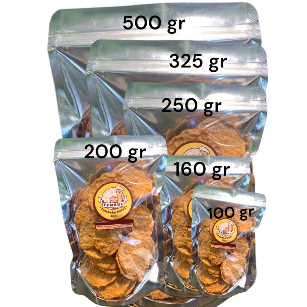 Jual Tembul Keripik Tempe Bulat Oleh-oleh Bandung 500 Gram | Shopee ...