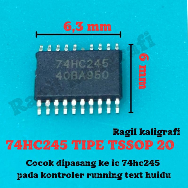 Jual 74HC245 SMD tipe tssop 20 pin ic buffer 74hc245 smd tipe tssop 20 pin | Shopee Indonesia