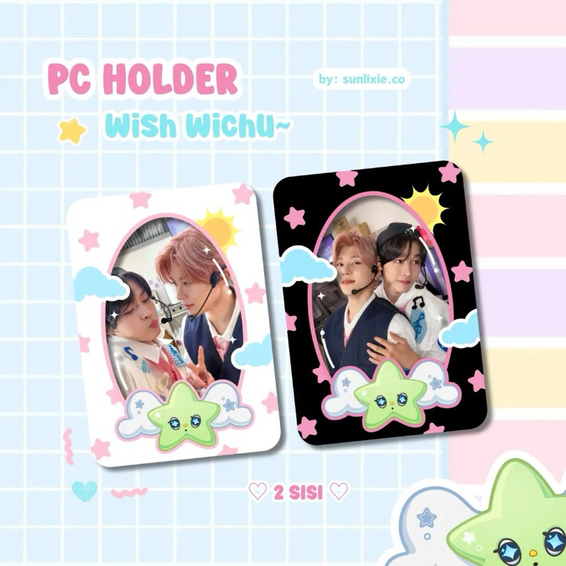 Jual READY STOCK • CAHOL NCT WISH photocard holder fanmade keychain yushi riku steady | Shopee ...