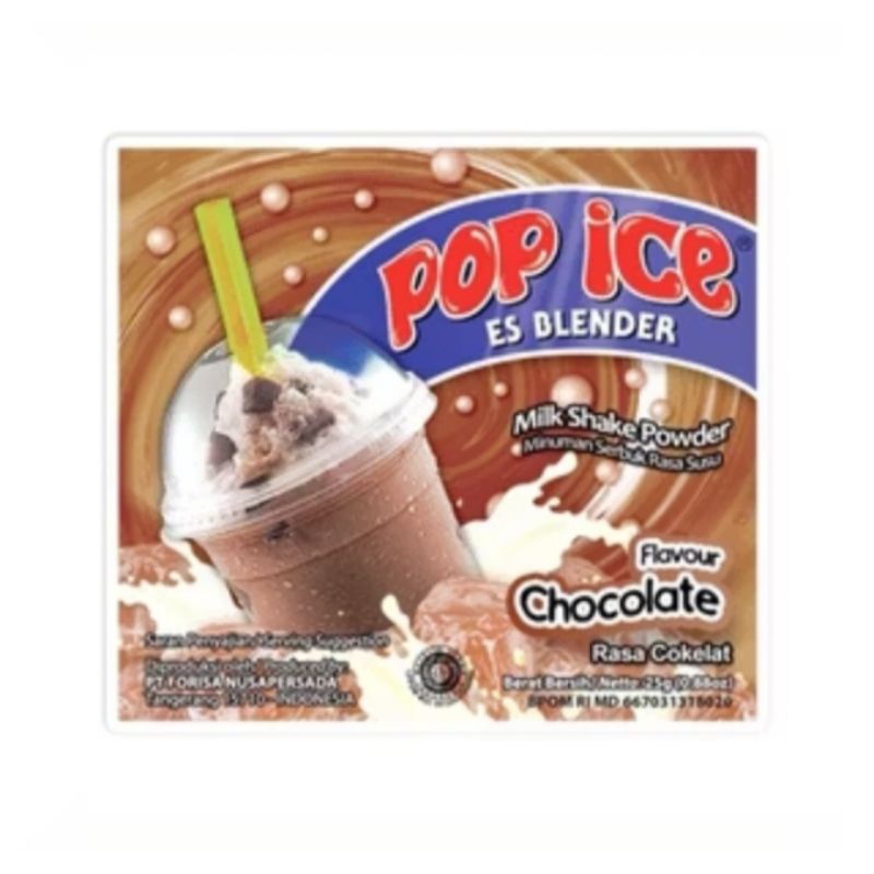 Jual POP ICE CHOCOLATE 25 GR(10 PCS) | Shopee Indonesia