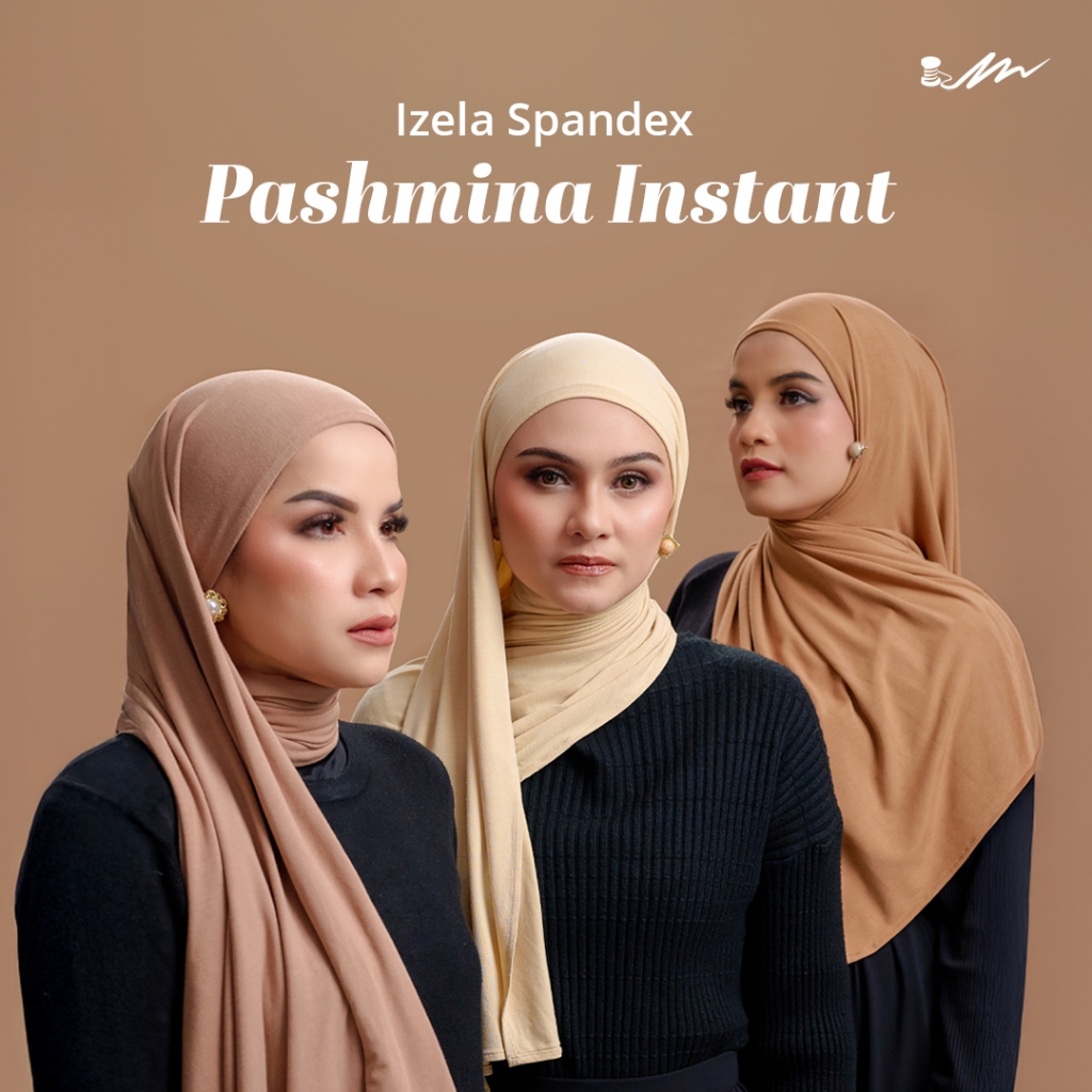 Jual Meccanism Feat Zee Zee Shahab - Izela Pashmina Instan 2in1 Inner ...