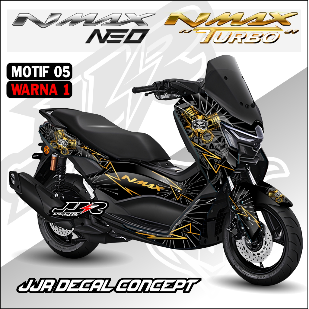 Jual STIKER NMAX NEO NMAX TURBO 2024-2025 FULL BODY 05 STICKER VARIASI ...