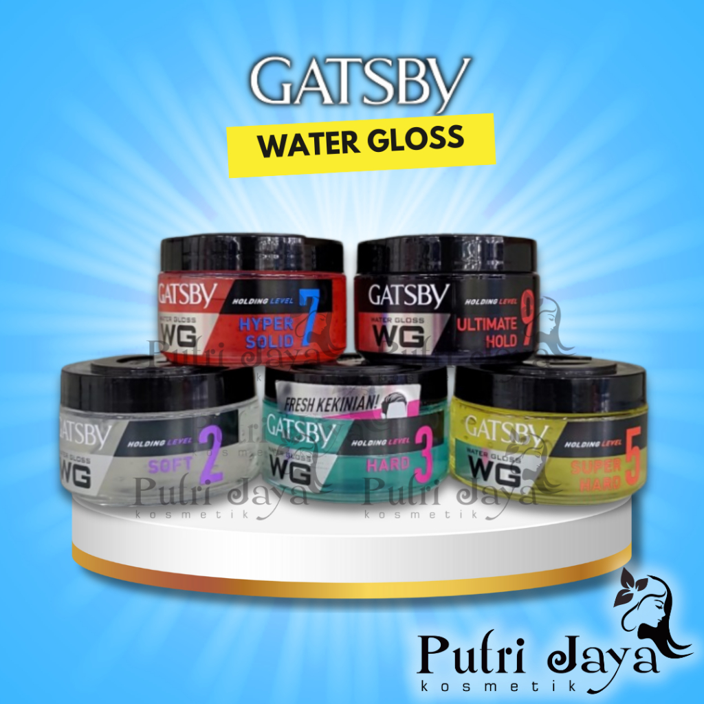 Jual GATSBY Water Gloss WG Wet Look Gel Rambut | Hair Cream Minyak ...