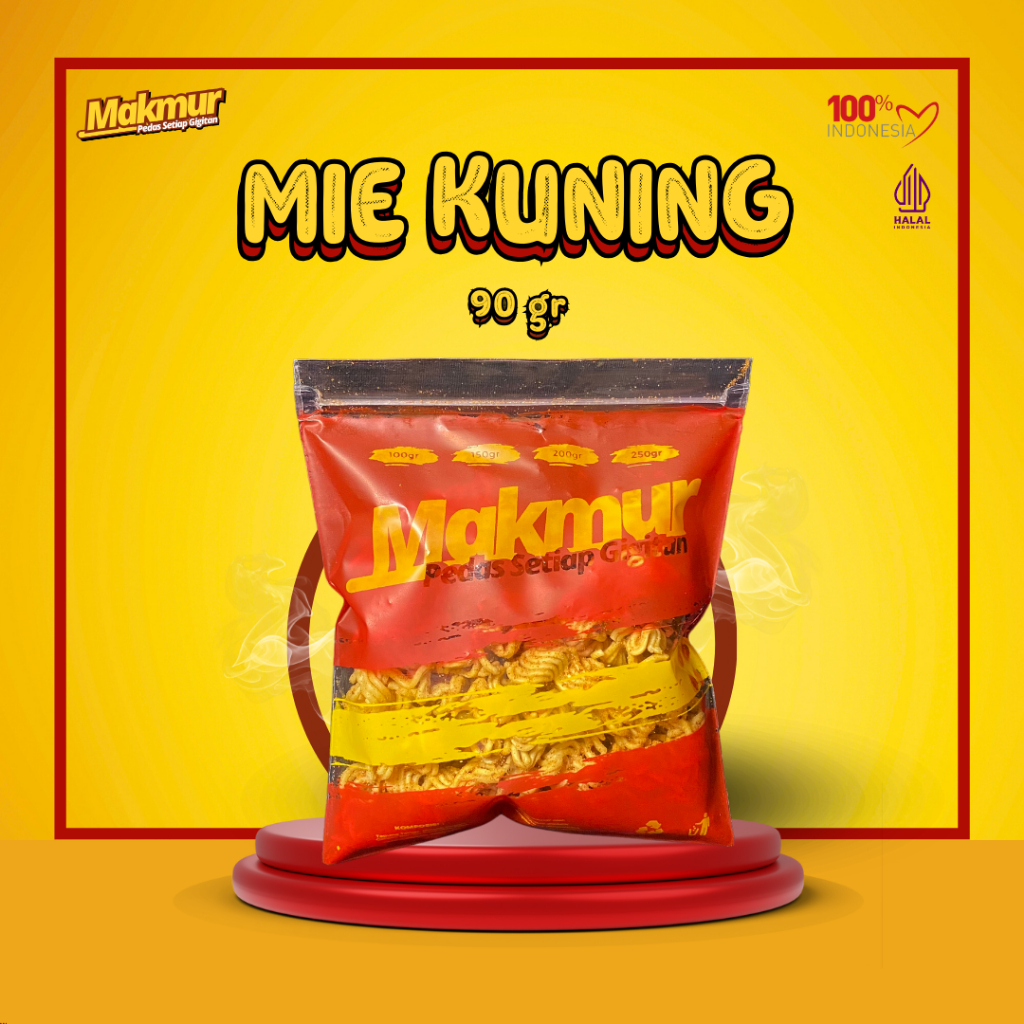 Jual Makmur Mie Kuning Crispy Varian Level Pedas - Makanan Ringan Viral ...