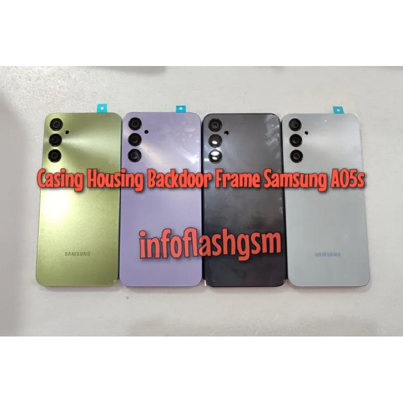 Jual Housing Casing Fullset Samsung A05S Backdoor Plus Bazel Frame Lcd ...