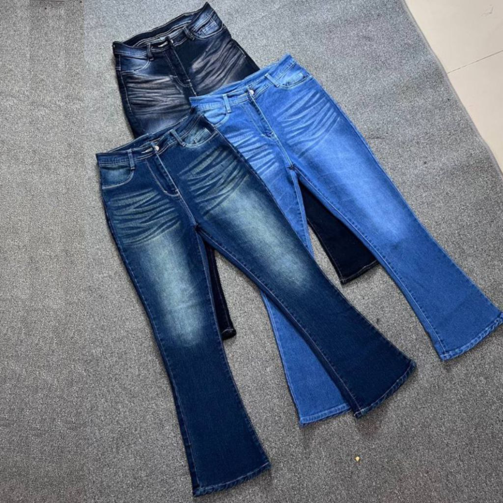 Jual Highwaist Cutbray Jeans Retro 114 - Celana Jeans Cutbray Premium ...