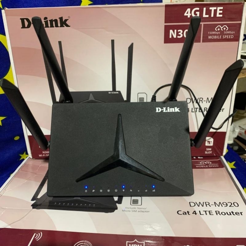 Jual Wifi Router D-Link DWR-M920/921 UNLOCK All Oprator 4G LTE (B1'B3 ...