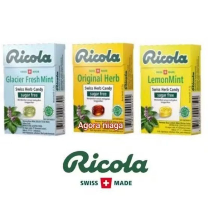 Jual Permen Ricola Swiss Sugar free 40gr | Shopee Indonesia
