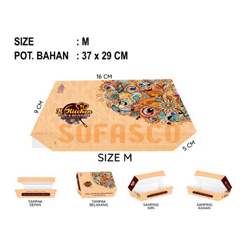 Jual KEMASAN PACKAGING MAKANAN CUSTOM PROSES CEPAT PERCETAKAN SOFASCO ...