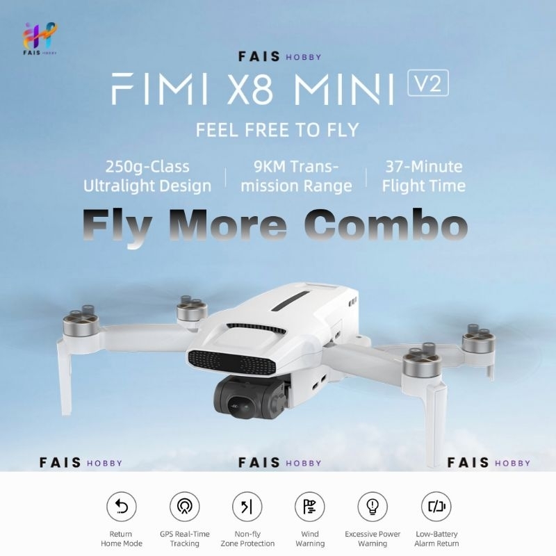 Jual Drone Fimi X8 Mini V2 | 4K 9Km 3-axis LIKE NEWW | Shopee Indonesia