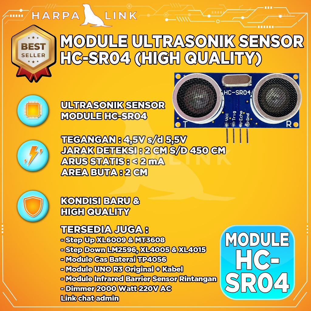 Jual HC-SR04 SR04 Ultrasonic Distance Measuring Transducer Sensor ... Jual HC-SR04 SR04 Ultrasonic Distance Measuring Transducer Sensor ...