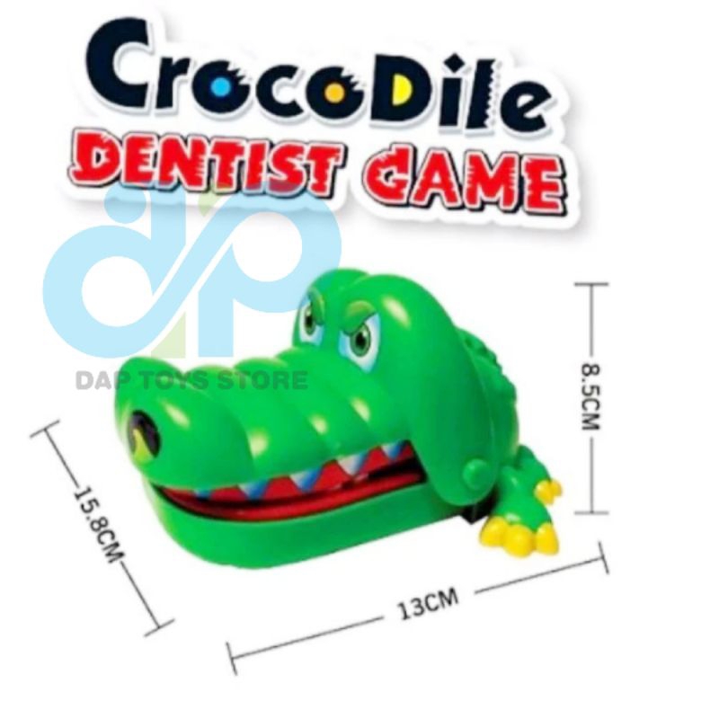 Jual Crocodile Dentist / Game Buaya Singa Hiu Dino / Mainan Buaya Singa ...
