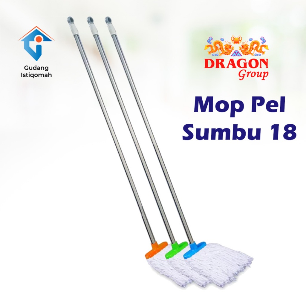 Jual Mop Pel P18 Sumbu Dragon | Alat Pel Lantai 110 cm Pembersih Lantai ...