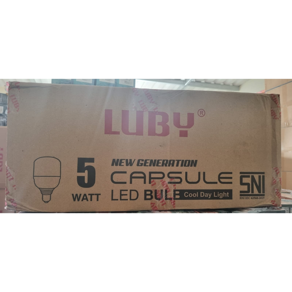 Jual Lampu LED Luby Capsule 5 Watt Cahaya Putih (1 KARTON / 1 DUS ISI 100PCS) | Shopee Indonesia