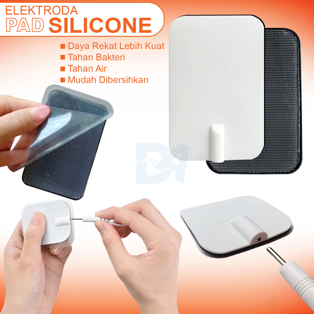 Jual Elektroda Pad Silicone Terapi | Alat Pijat Terapi TENS EMS | Daya ...