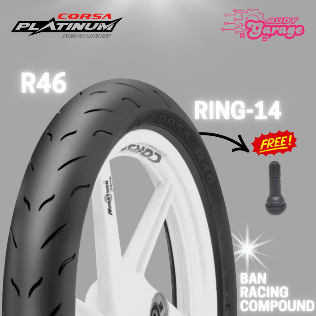 Jual Corsa R46 Soft Compound Ban Donat Racing 80/80 90/80 100/80 Matic ...