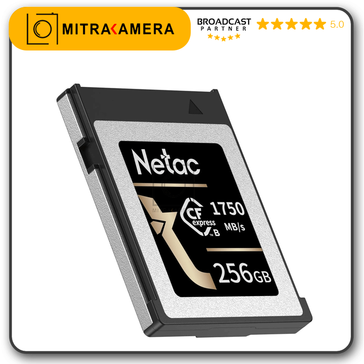 Jual Netac CF2000 256GB CFexpress Type B Card PCIe Gen 3x2 R/W up to 1750MB/1650MB/s | Shopee ...