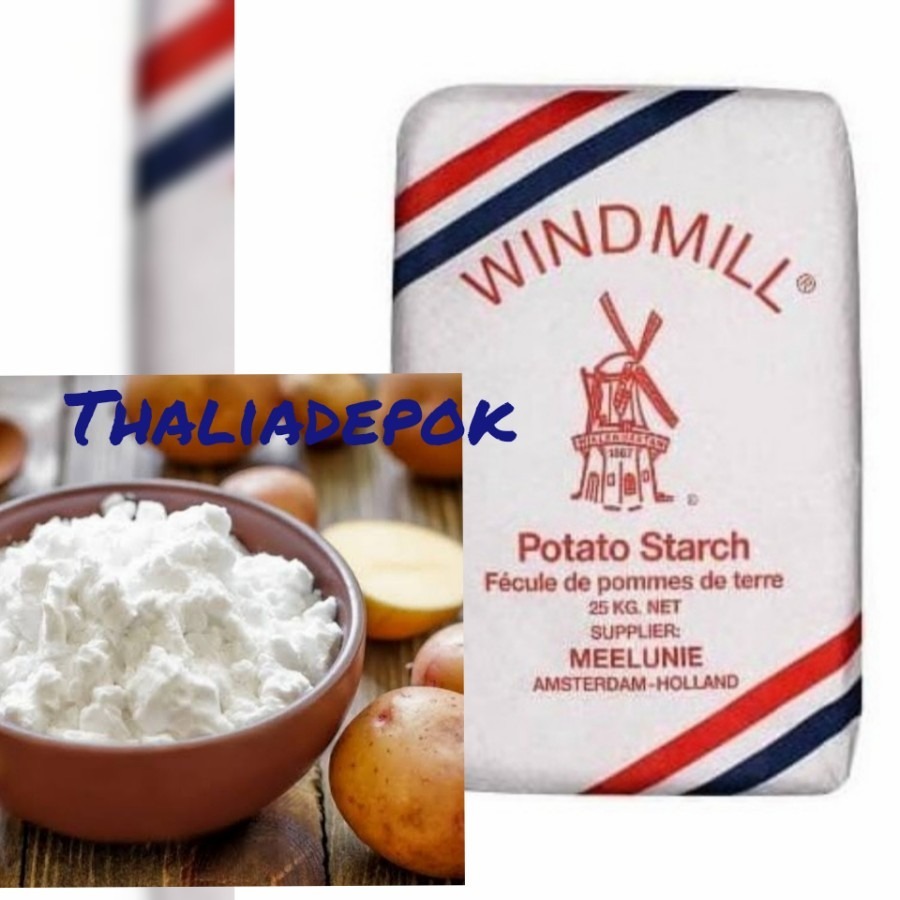 Jual WINDMILL POTATO STARCH/TEPUNG PATI KENTANG PACKING 500GR | Shopee ...