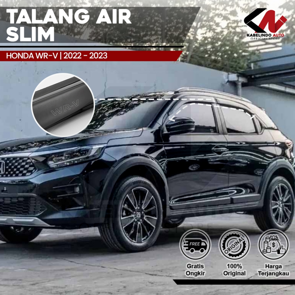 Jual Talang Air Pintu Mobil Honda Wrv 2022 - 2023 Model Slim 4 Pintu | Shopee Indonesia