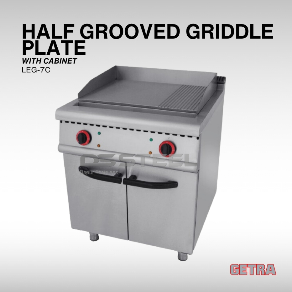 Jual GETRA Electric Half Grooved Griddle LEG-7C / Elektrik Griddle LEG ...